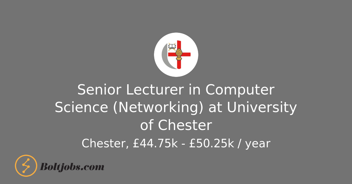 Senior Lecturer in Computer Science (Networking) at University of ...