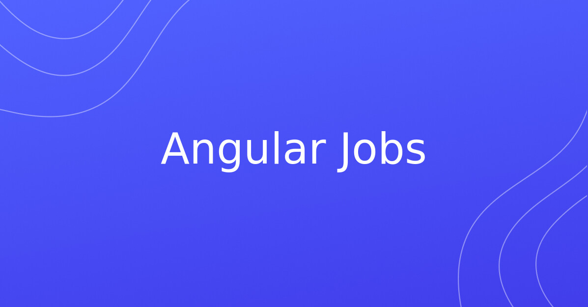 Angular Jobs