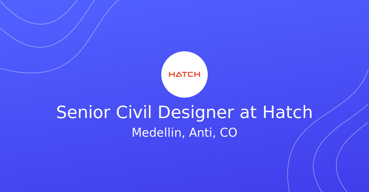 Senior Civil Designer at Hatch - MINING.COM Jobs