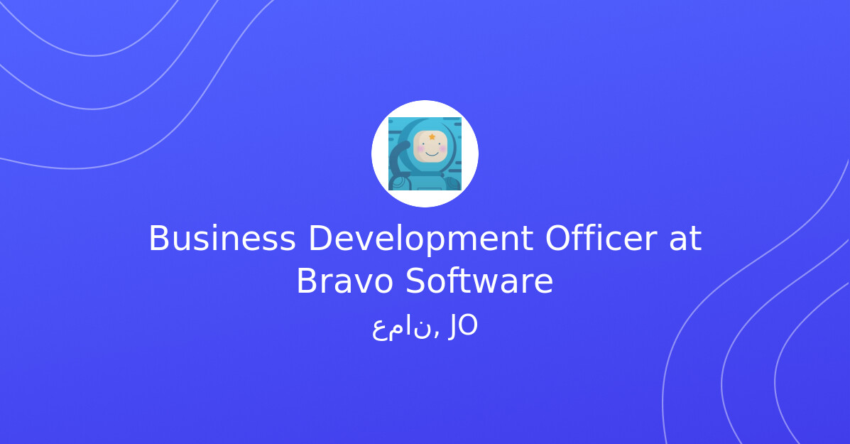 Business Development Officer at Bravo Software - Neptune Careers