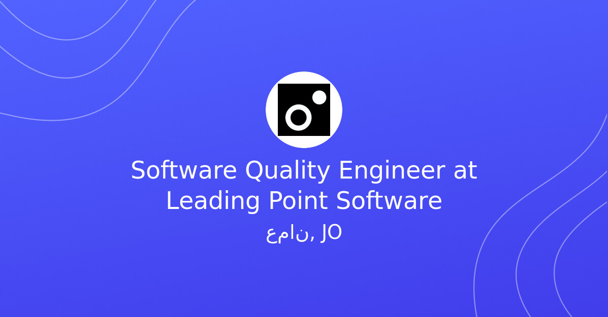 Software Quality Engineer at Leading Point Software - Neptune Careers