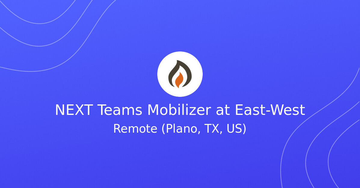 NEXT Teams Mobilizer at East-West - CFN NETWORK