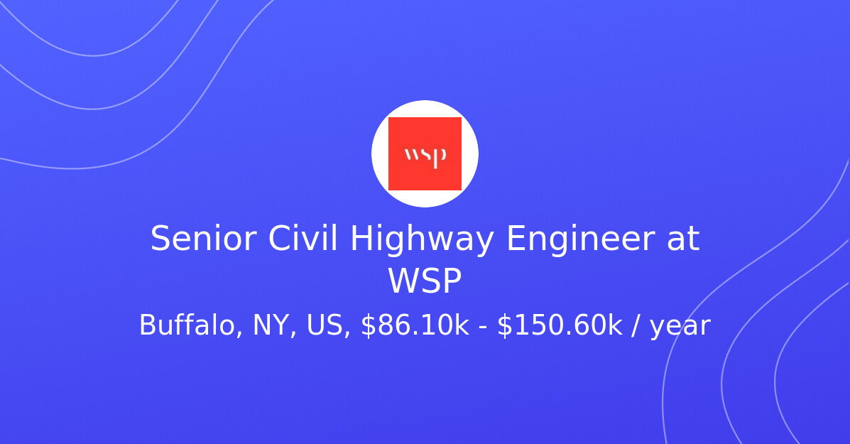 Senior Civil Highway Engineer at WSP - hirerocket.com