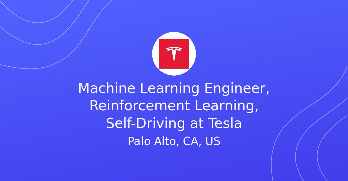 Machine Learning Engineer, Reinforcement Learning, Self-Driving at ...