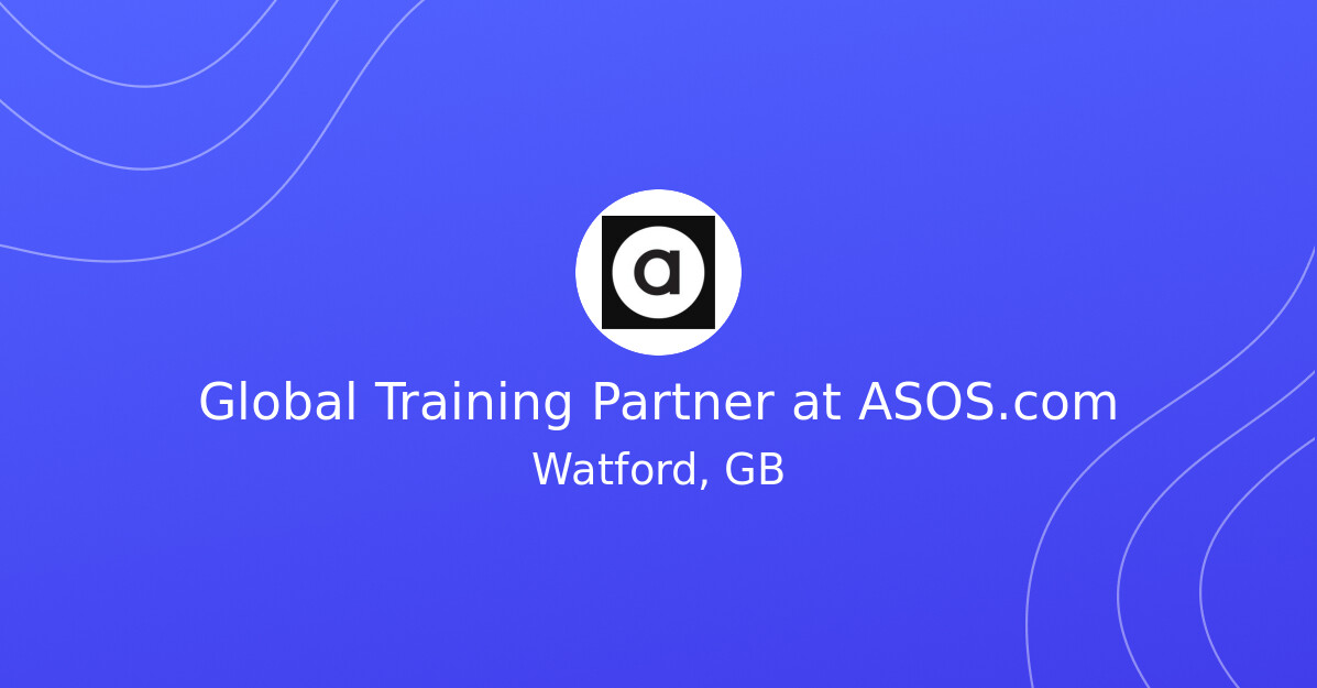 Global Training Partner at ASOS.com - Diversity.co.uk