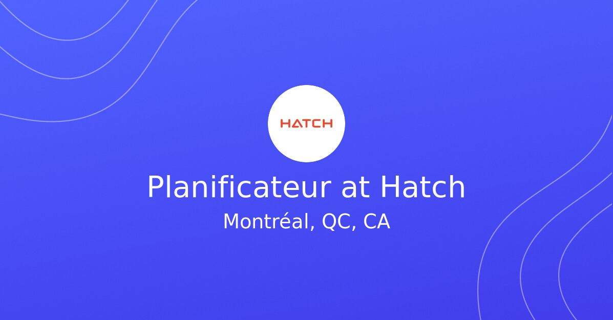 Planificateur at Hatch - MINING.COM Jobs