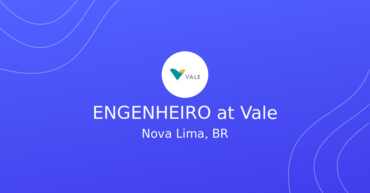 ENGENHEIRO at Vale - MINING.COM Jobs