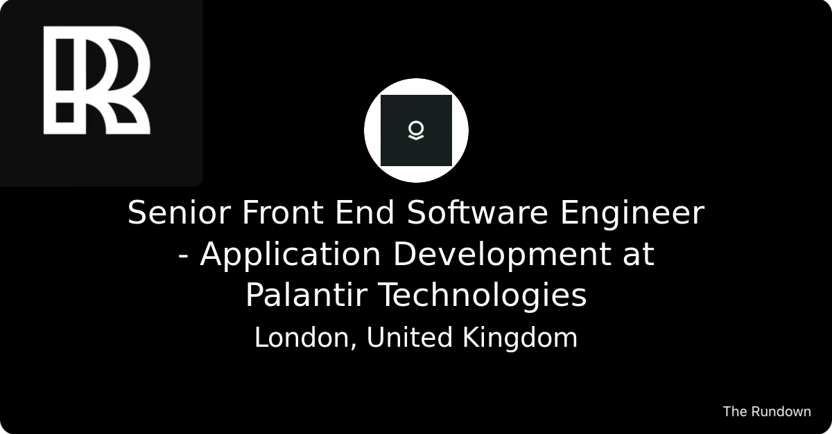 Senior Front End Software Engineer - Application Development at ...