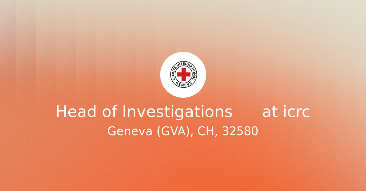 Head of Investigations at icrc - Omek