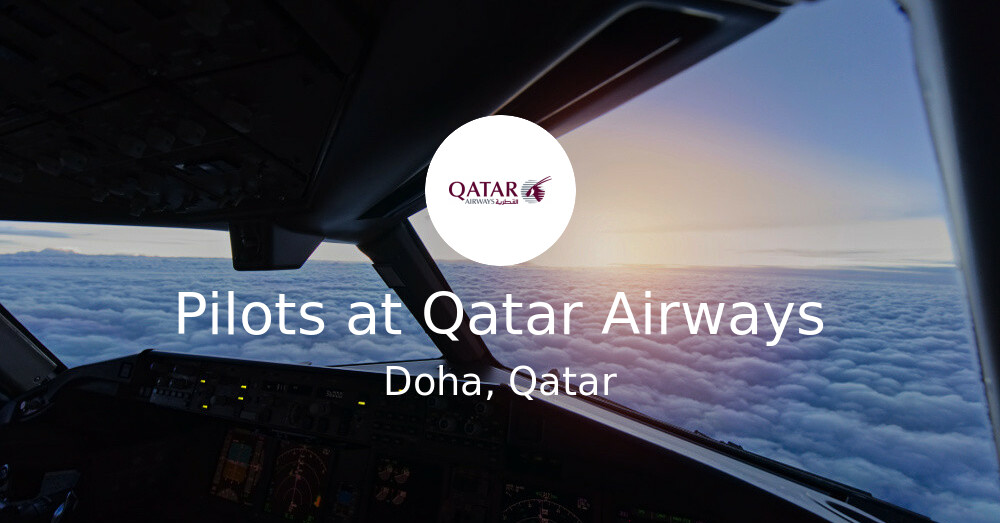Pilots at Qatar Airways - Airline Crew Jobs