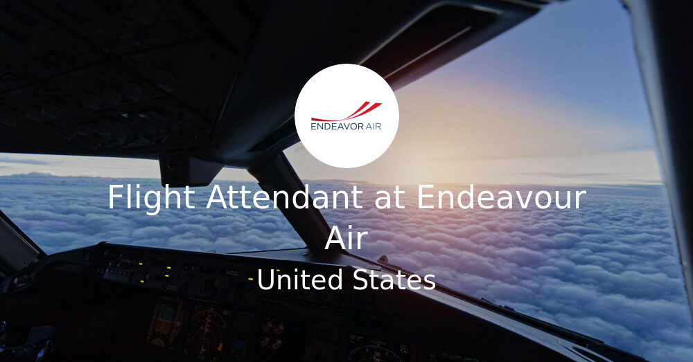Flight Attendant at Endeavour Air - Airline Crew Jobs