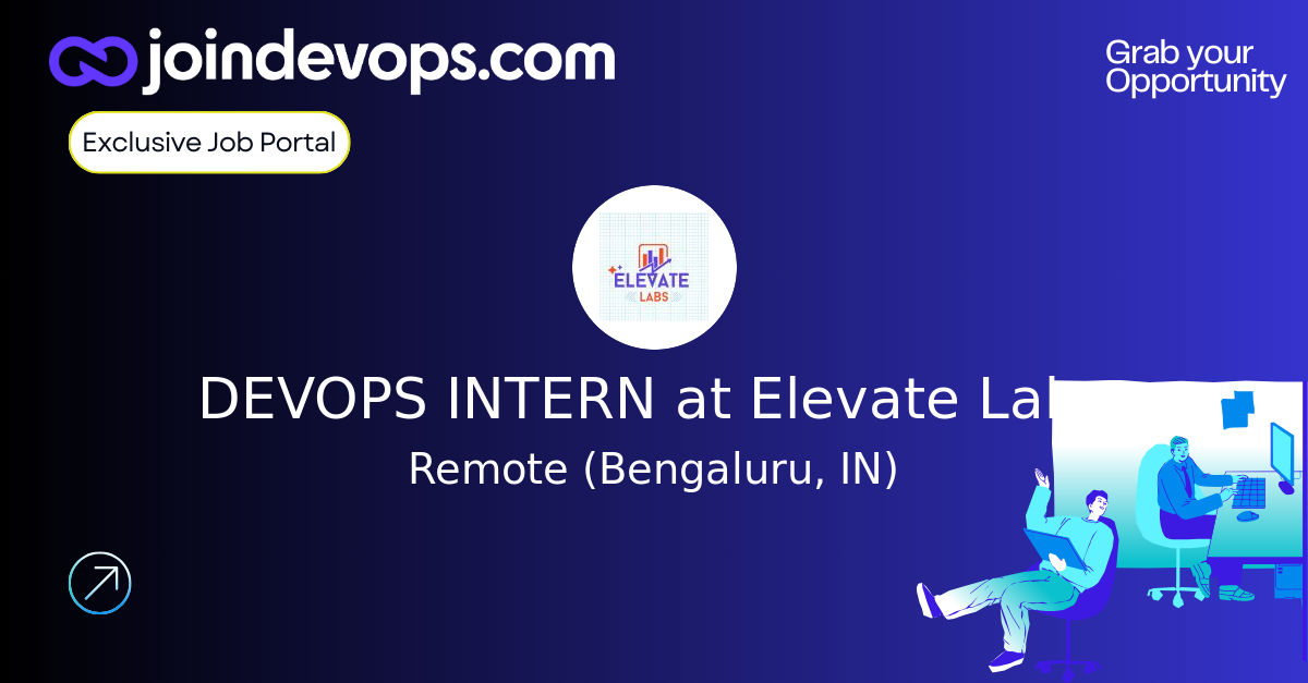 DEVOPS INTERN at Elevate Labs - JoinDevOps