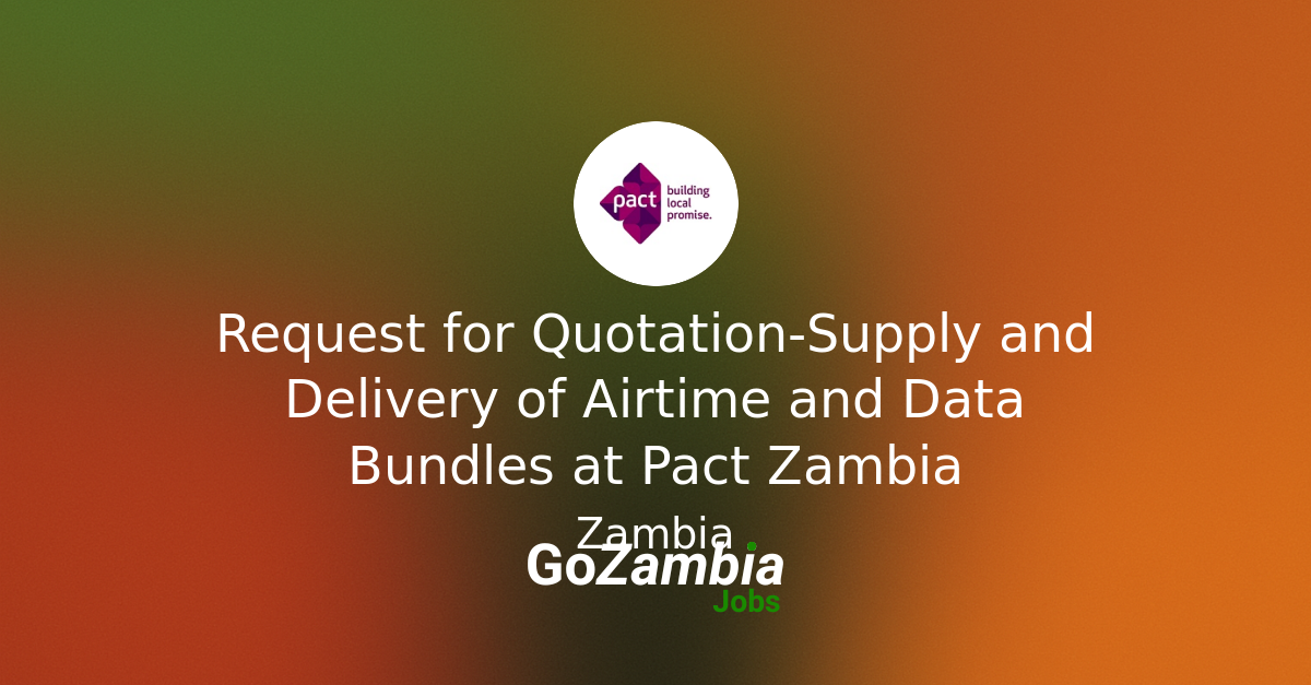 Request for Quotation-Supply and Delivery of Airtime and Data Bundles ...